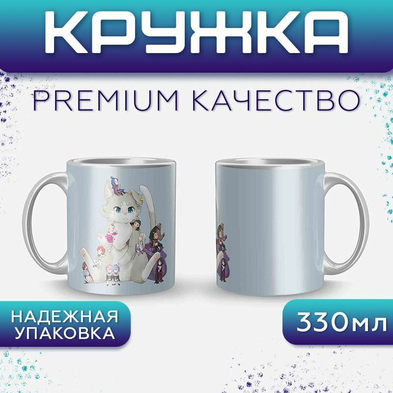Кружка с аниме принтом "Re Zero" арт. CUP0972