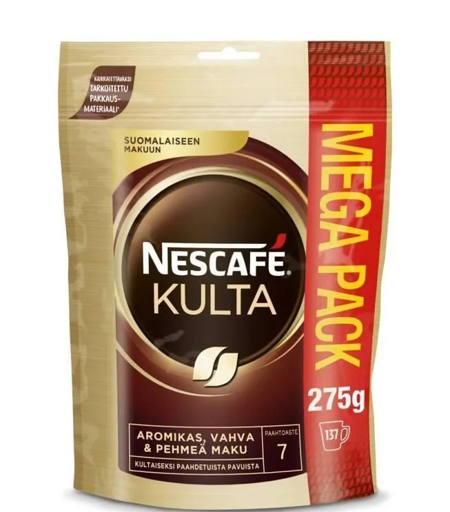 Кофе растворимый Nescafe Kulta, 275 г пакет (Нескафе)