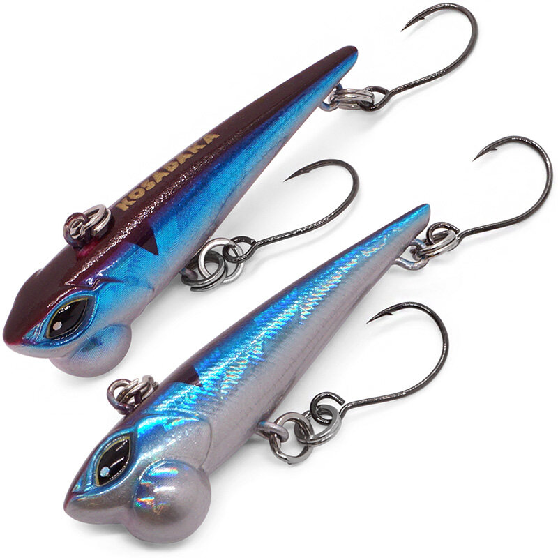 Воблер виб Kosadaka Shine Ride 45SS, тонущ, 45мм, 3.6г, цв. BLU