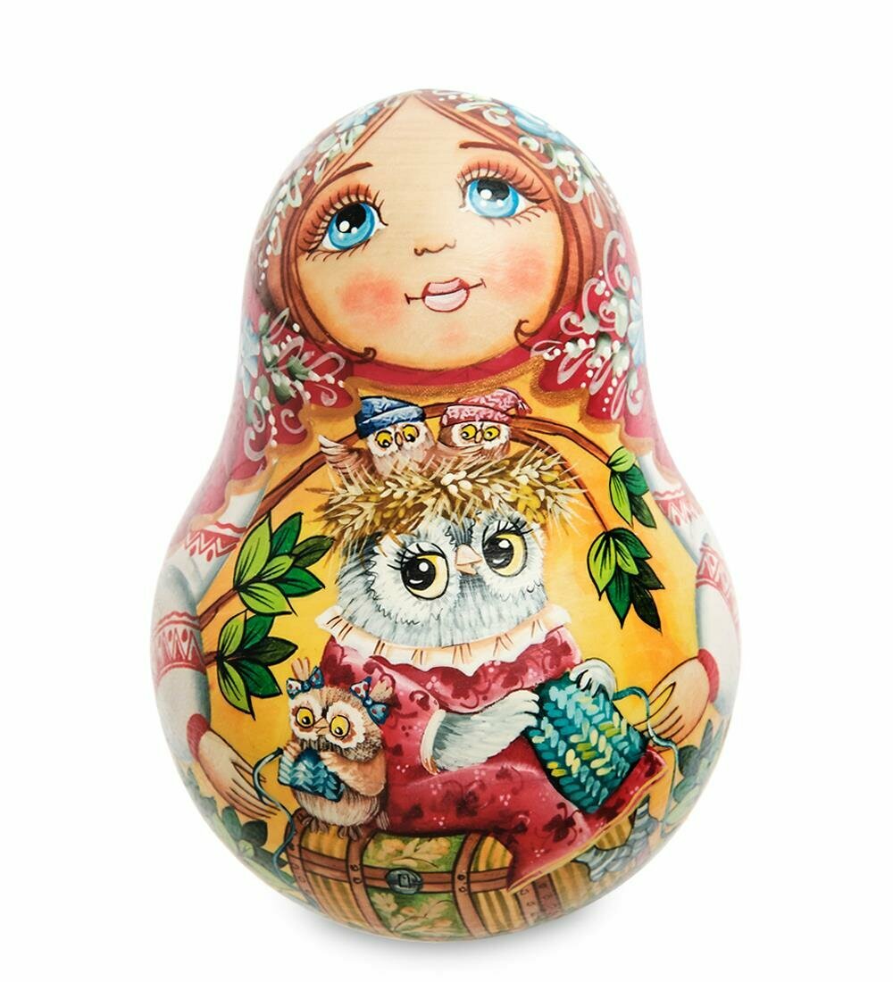 Матрешка - неваляшка Совиная семья