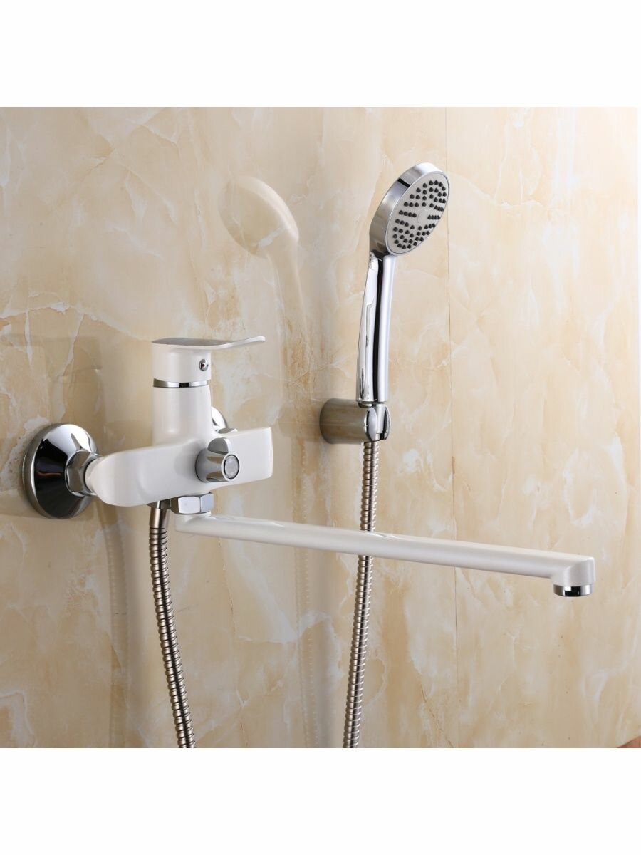 Смеситель для ванны Hansen H22003-F, поворотный излив, керамический картридж