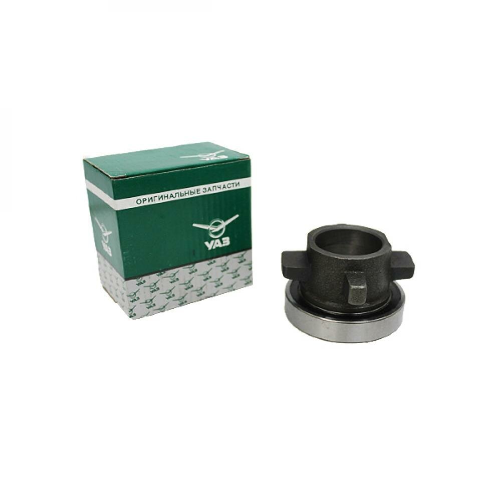 Муфта выжимная с подшипником в сборе дв. 417, ЗМЗ 40201, КПП 4-Х ступ, толс. вал лепест. сцеп. УАЗ