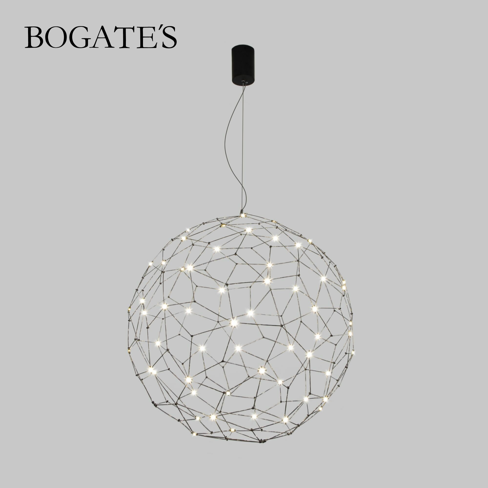 Люстра / Подвесной светодиодный светильник Bogate's Alioth 453/1, 30 Вт, 4000К, цвет чёрный жемчуг
