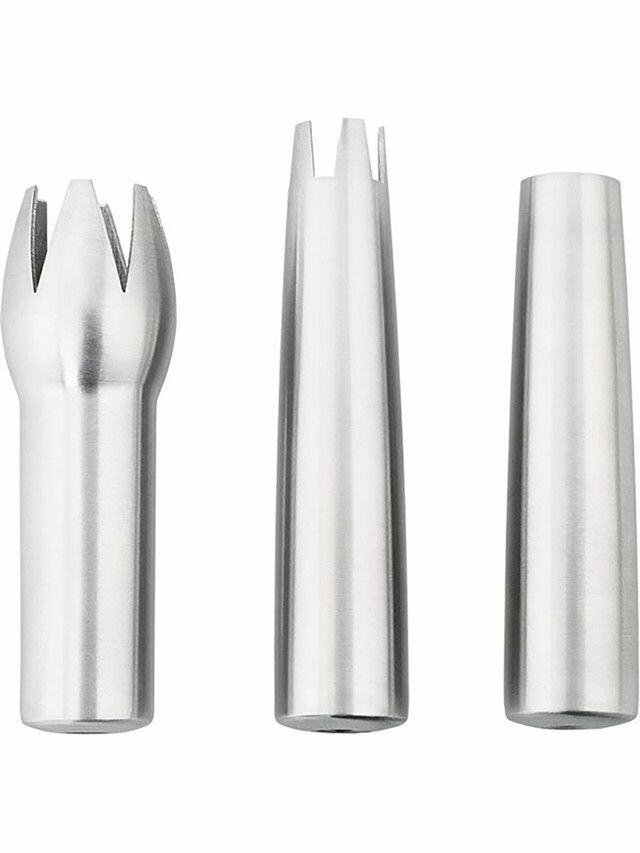 Набор декоративных насадок для сифона для сливок / iSi / 3 шт нержавеющая сталь