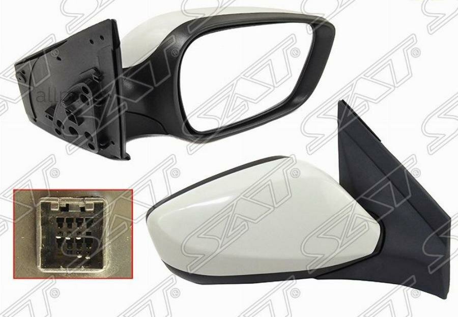 SAT ST-HNS1-940-1 Зеркало Hyundai Solaris 10-17 / Accent 11-17 (Справа/ Обогрев/ Регулировка/ 5 контактов)