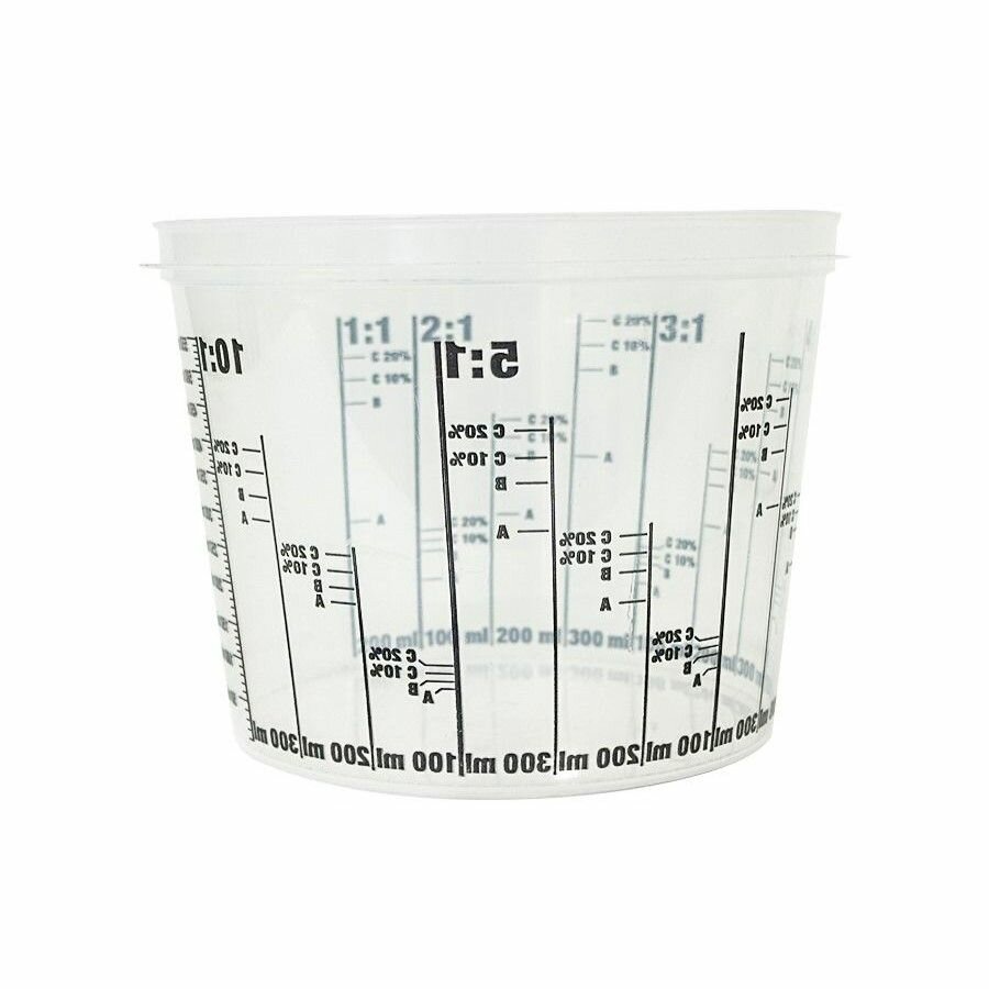 Ёмкость RADEX PREMIUM MIX, для смешивания краски, пластик, прозрачная, 750 мл