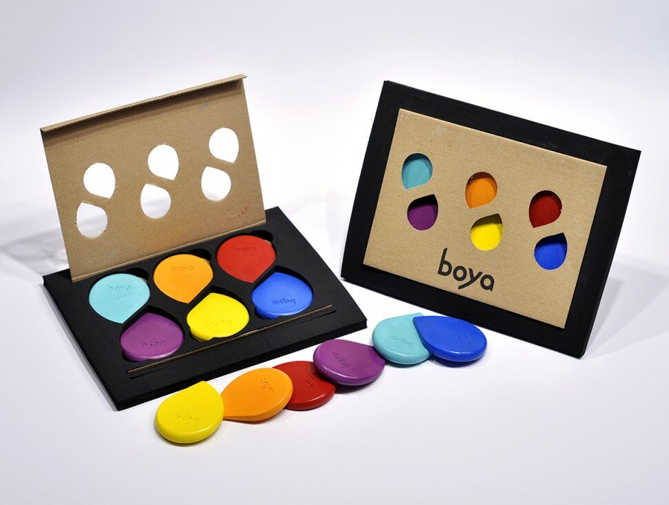 Boya d.o.o. 6 SET/SUMMER Пастель восковая для рисования, набор мелков