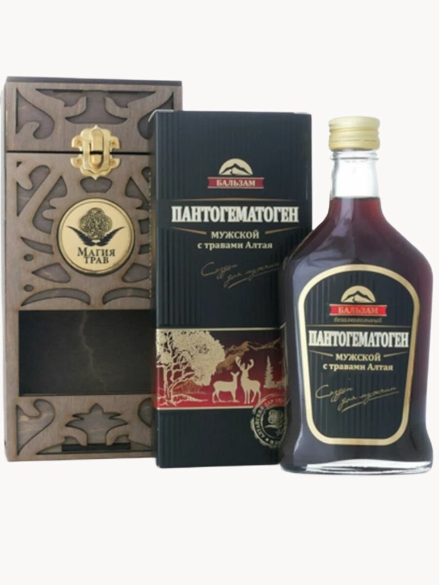 Набор подарочный "Пантогематоген мужской", 250 мл, Магия трав