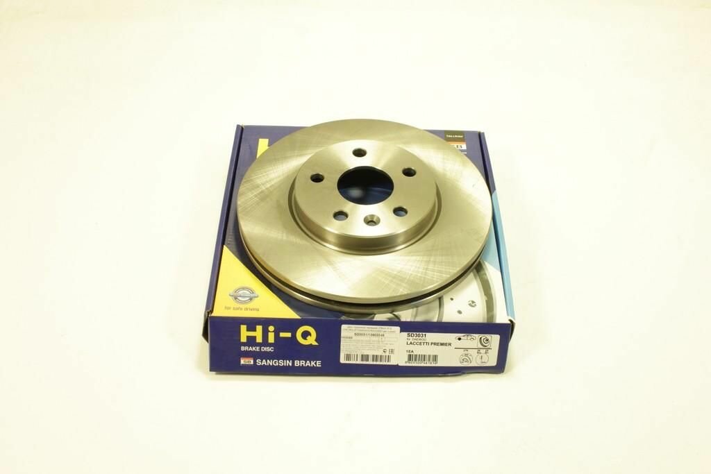 Диск тормозной передний SANGSIN SD3031 для а/м Chevrolet Aveo T300, Cruze, Opel Astra J, 276x26 мм, R15
