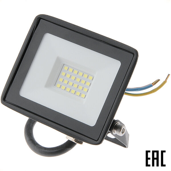 Прожектор LPR-023-0-65K-030 220В 30Вт 2400Лм 6500К светодиодный IP65 ЭРА Б0052023 (2 шт. в комплекте)