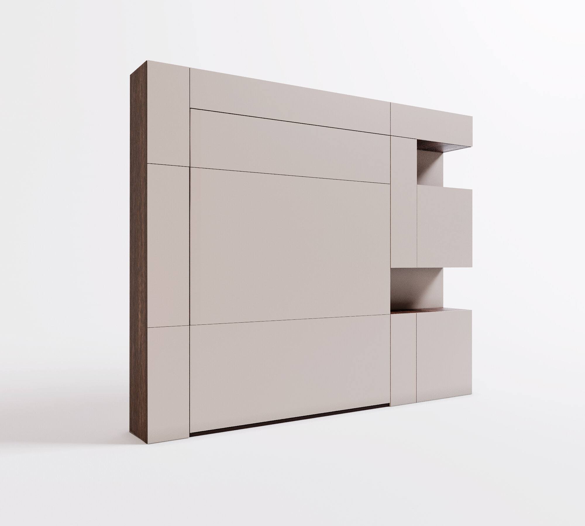 Шкаф кровать-трансформер Летто Максима 1600 исполнение 3/2 Космо