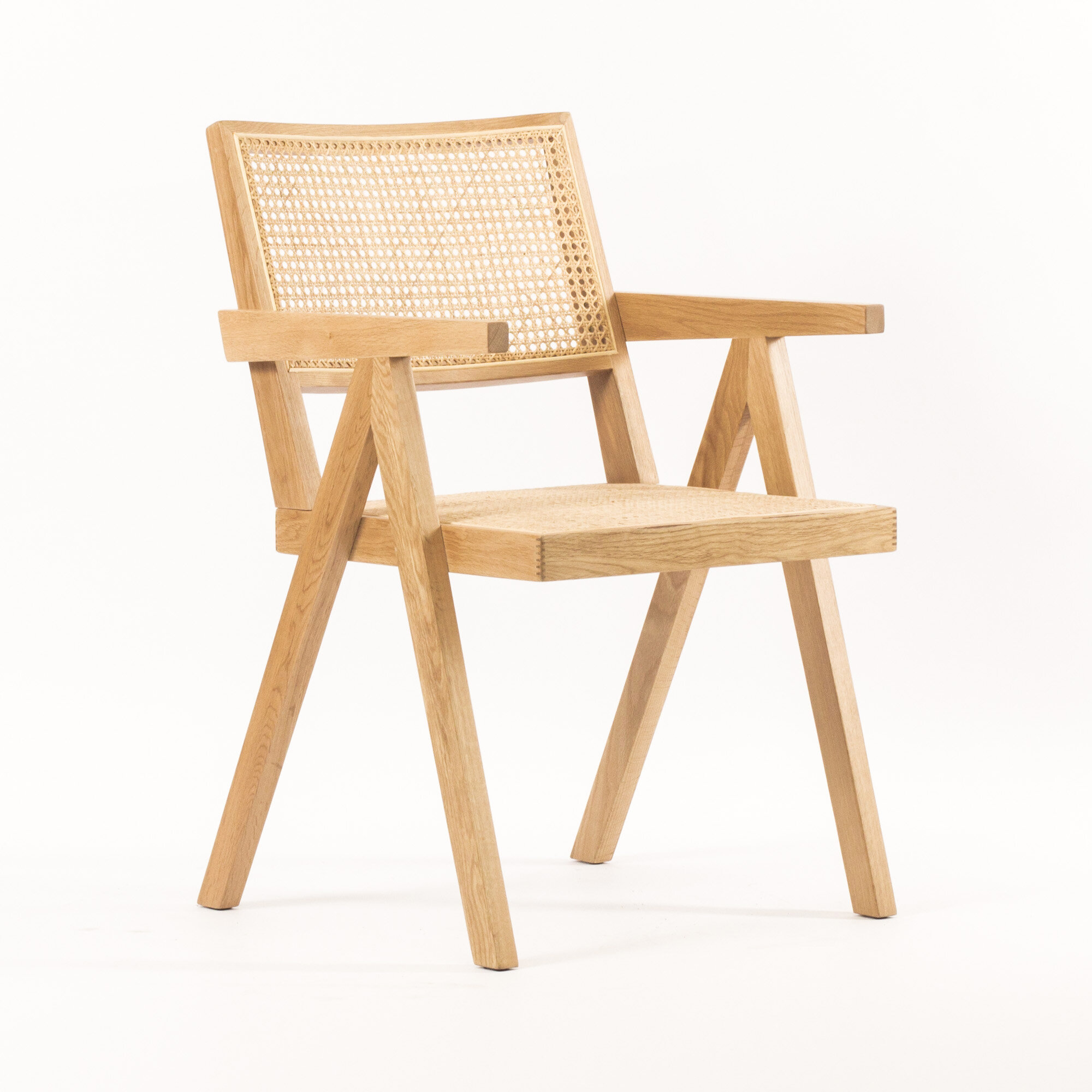 Стул Чандигарх Нью массив дуба ротанг натуральный для дома/для гостиной/для столовой/для кафе/кухонный стул/стул кухонный