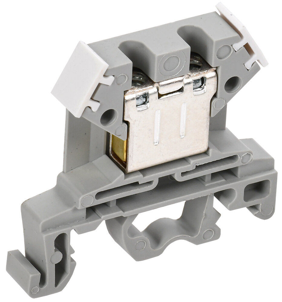 Клемма ЗНИ-6 мм. кв. серый IEK YZN10-006-K03