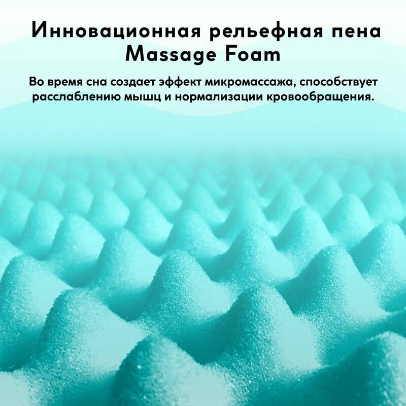 Матрас-топпер Prime Sleep Confi Riserva 75х190, на кровать, на диван, беспружинный, эффект массажа — фото 1