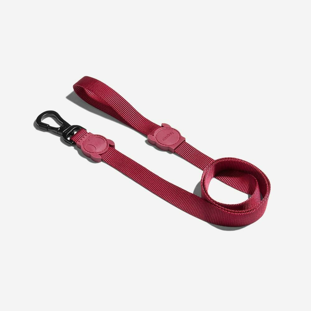 Поводок BORDEAU 120 см Zee.Dog (бордовый / L / 120 см)