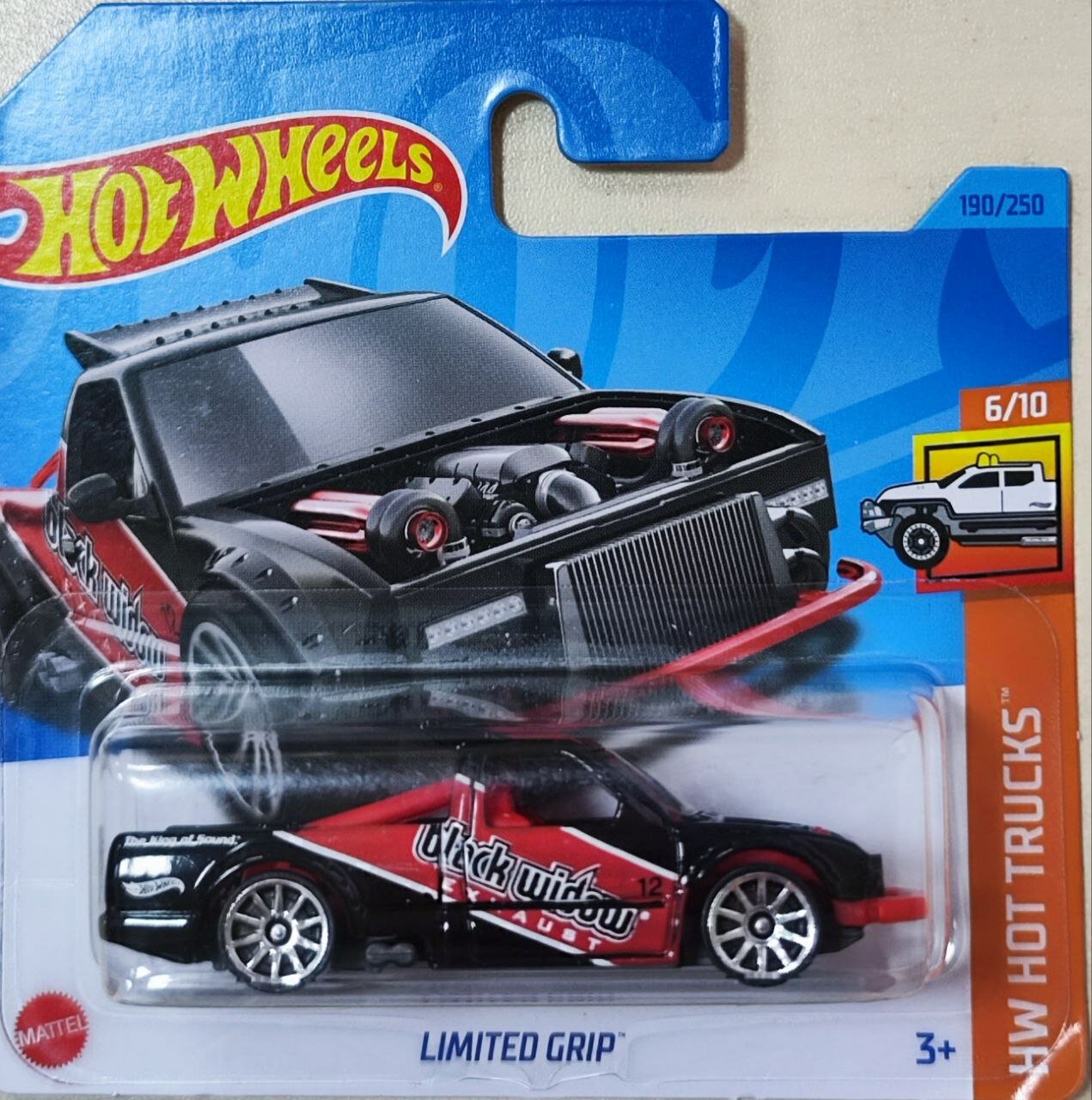 Hot Wheels Машинка базовой коллекции LIMITEDLIMITED GRIP черная 5785/HKG56