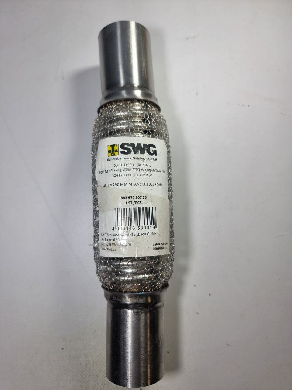 Гофра глушителя S83647, 45,7 х 29,0 см, SWG, производство Германия