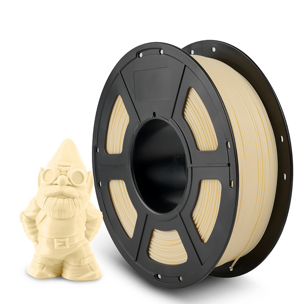 Филамент NVPRINT PLA Meta Cream White для 3D печати диаметр 1.75мм длина 330 метров масса 1 кг