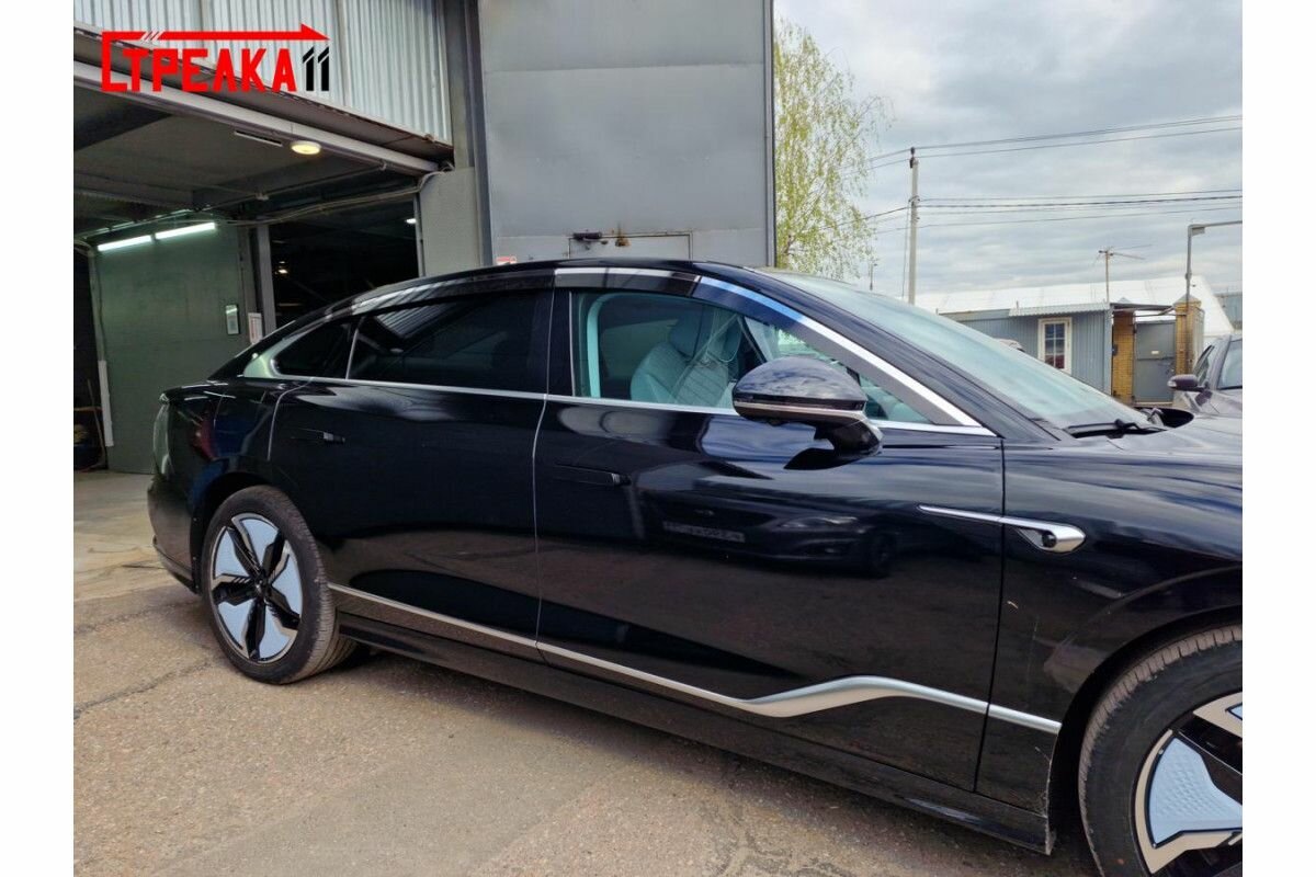 VOYAH PASSION 2023-н. в. - 2D Дефлекторы окон с хром полосой