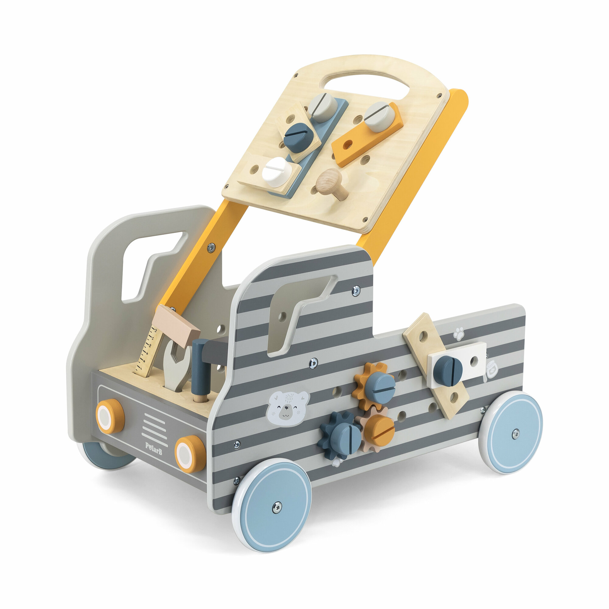 Деревянная Машинка-Верстак Viga Toys PolarB с инструментами, VG44066