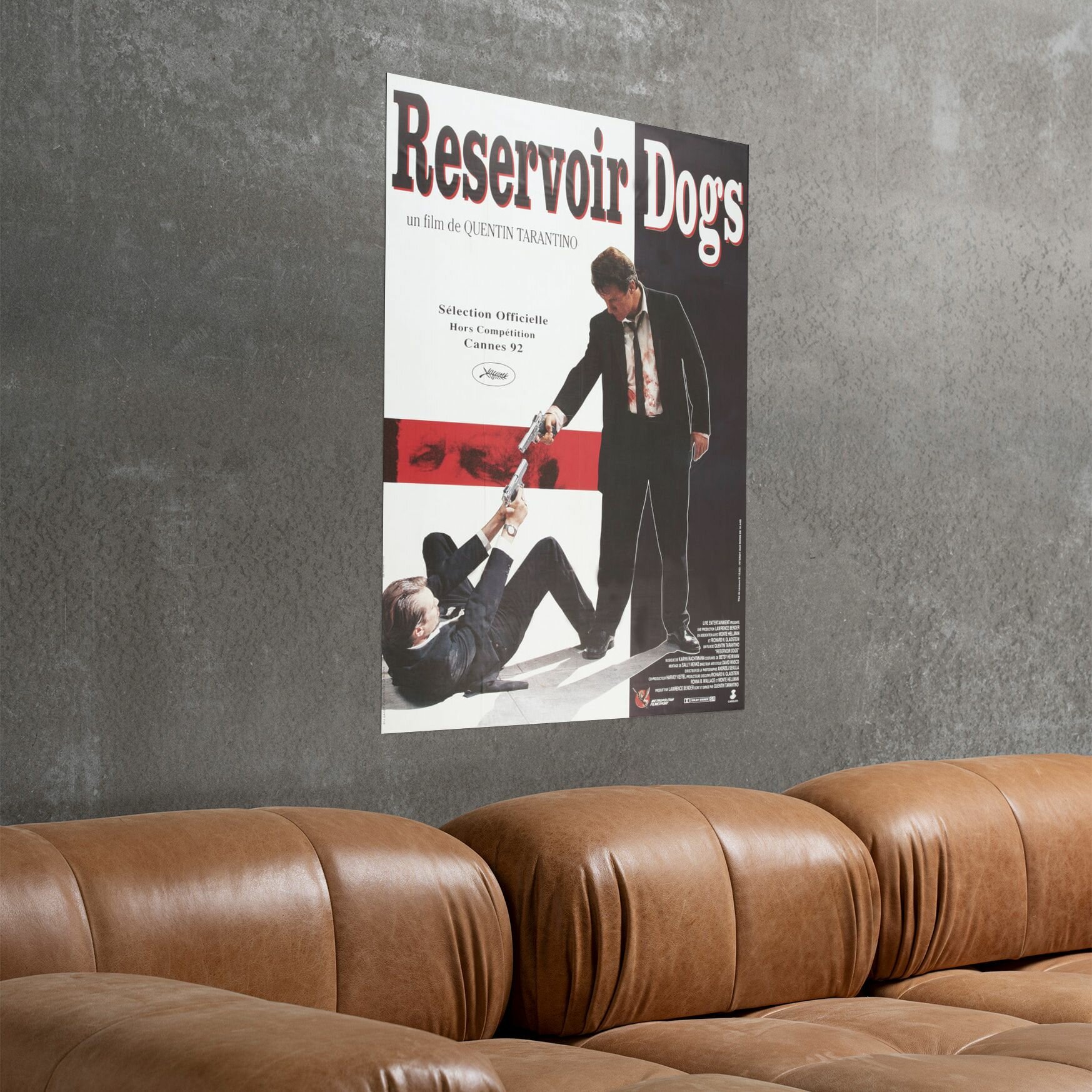 Интерьeрный постер (плакат на стену) по фильму Бешеные псы - 40x60 см. - от Poster4me