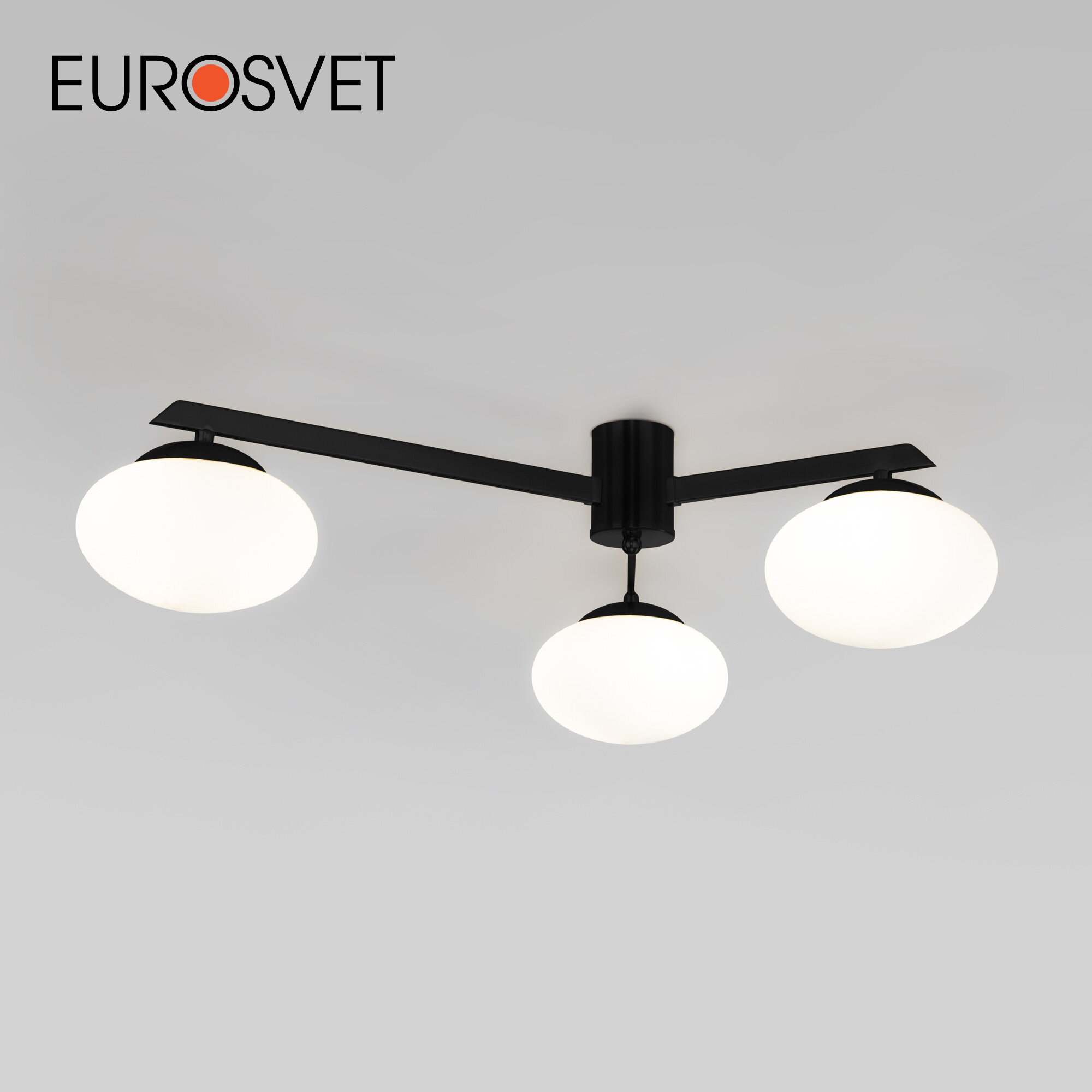 Люстра / Потолочный светильник Eurosvet Opaline 70220/3 черный IP20, 3 лампы