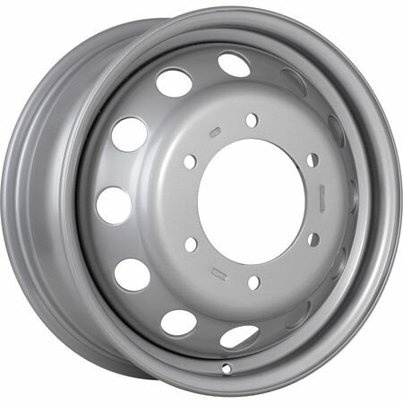 Колесный штампованный диск Accuride Ford Transit R16x6 6x180 ET109.5 CB138.8 Silver