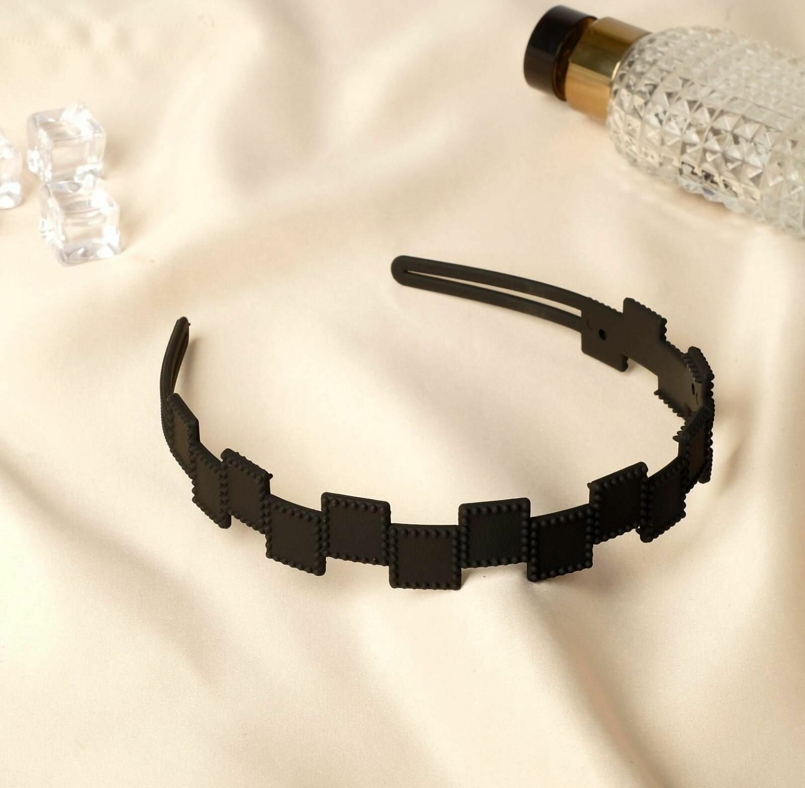 Ободок для волос Эмили квадратики, 2,3 см