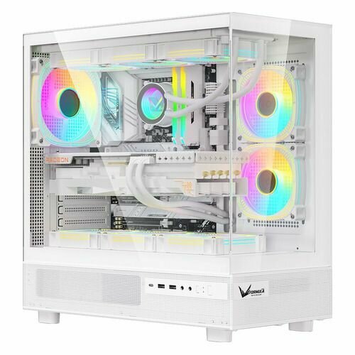 Корпус ATX Formula Crystal Z8 Floe, Midi-Tower, без БП, белый [crystal z8 floe w]