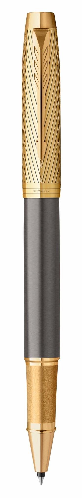 Ручка- роллер Parker "IM PRM ARROW GT"стержень: F, цвет чернил: black, в подарочной упаковке 2200955