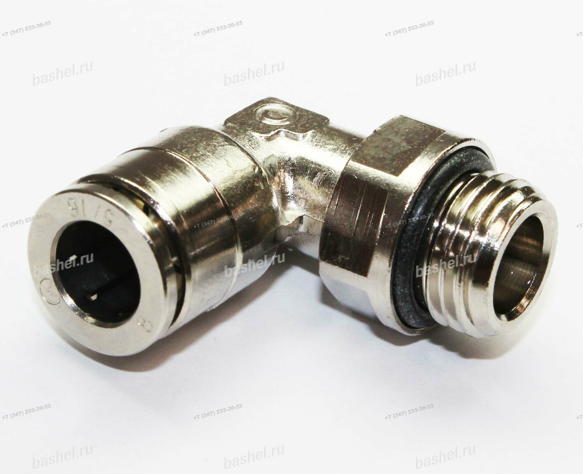 6522 8-1/4 Camozzi, Фитинг цанга угл. поворот, Camozzi