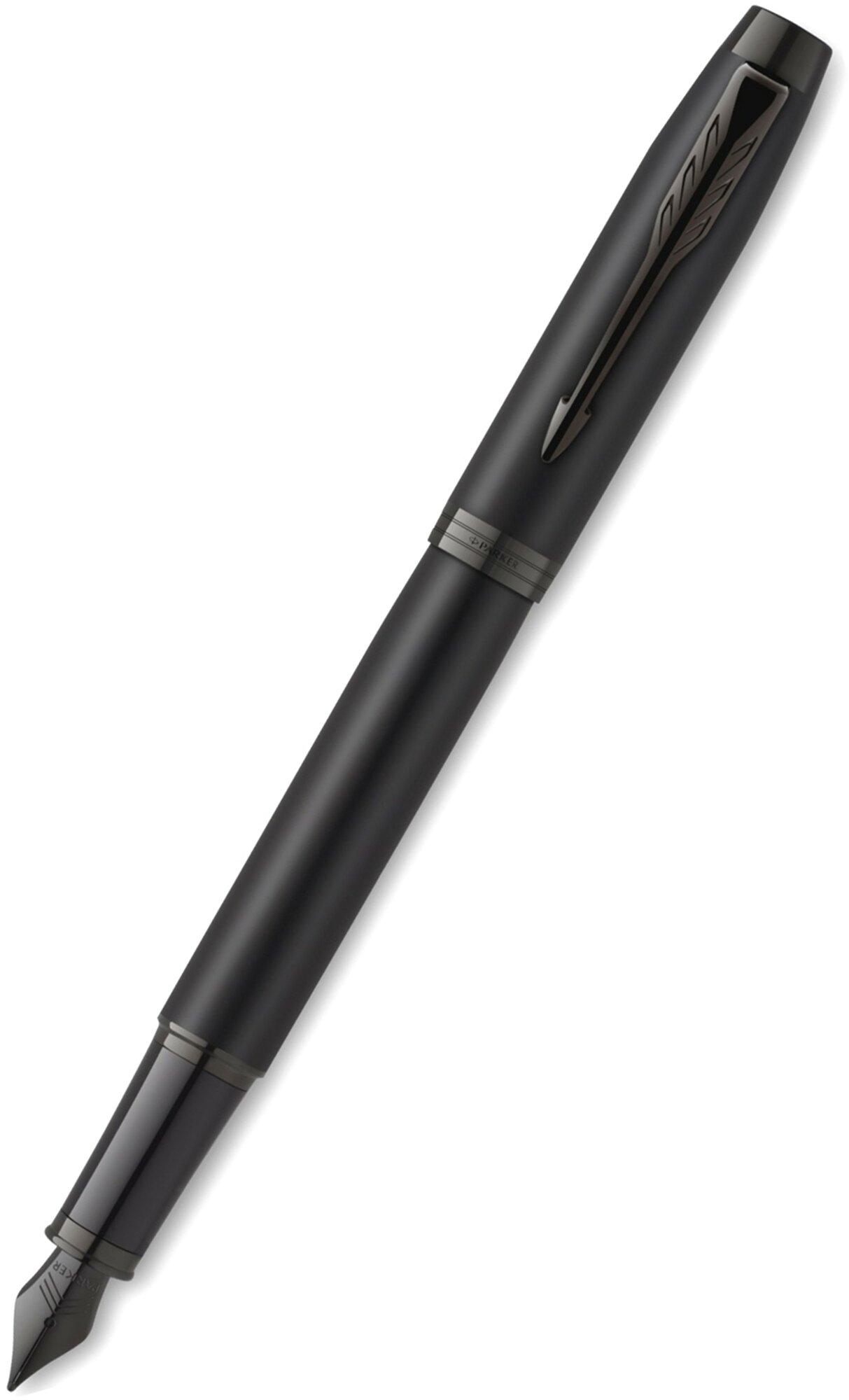 Ручка перьевая Parker IM Achromatic, Matt Black BT, Перо F