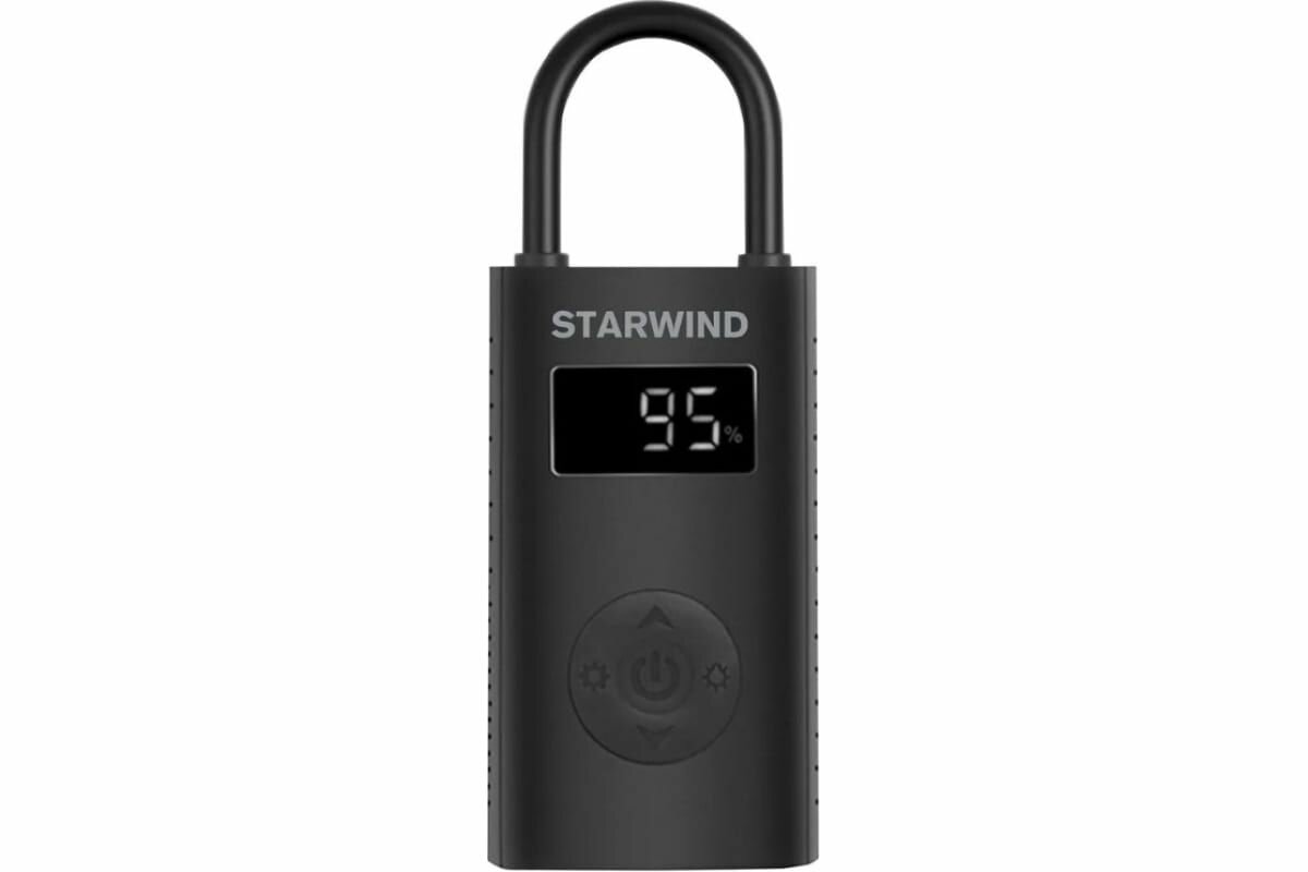 Автомобильный компрессор Starwind CC-140 15 л/мин, шланг 0.18 м 1431133