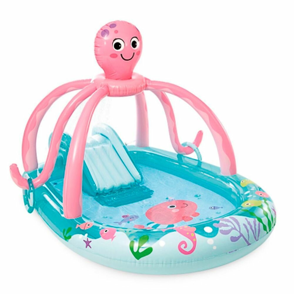 Игровой центр, INTEX, "FRIENDLY OCTOPUS", от 2 лет, 234x181x150см,