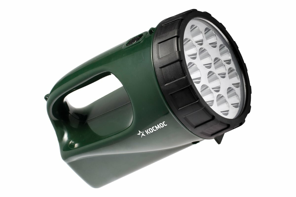 Космос Accu 9199LED фонарь прожектор 12 LED, батарея 4V 3Ah, светодиодная модель фонаря