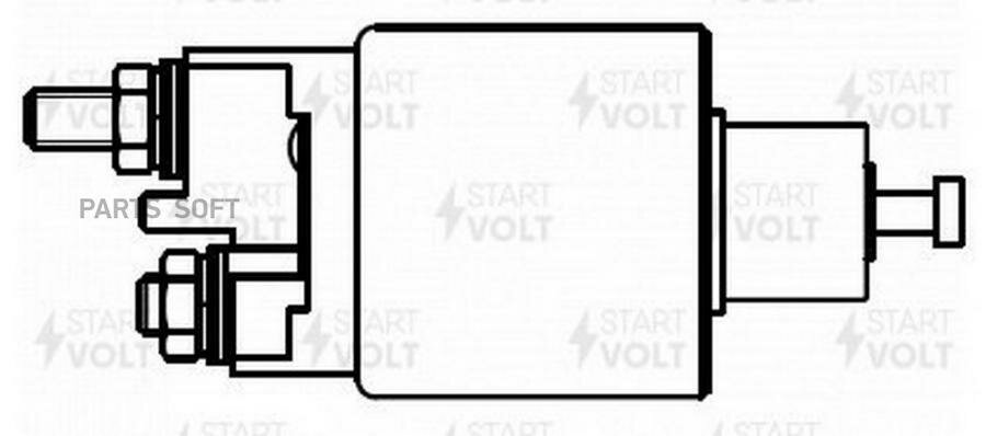 STARTVOLT VSR 0913 Реле втягивающее стартера для а/м Renault Duster (10-)/Megane III (08-) 1.6i ()