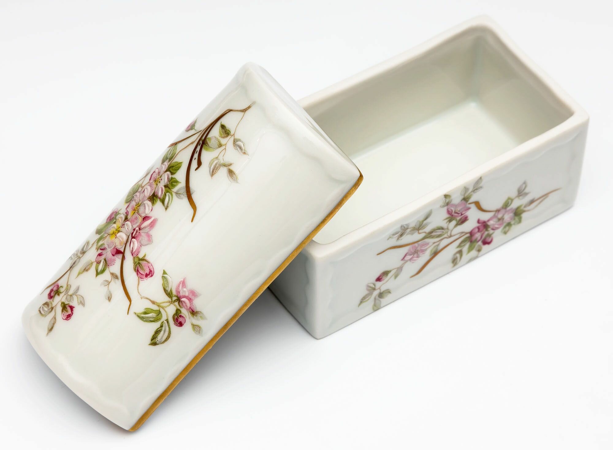 Шкатулка Cre Art BAULETTO 9х9, лиможский фарфор