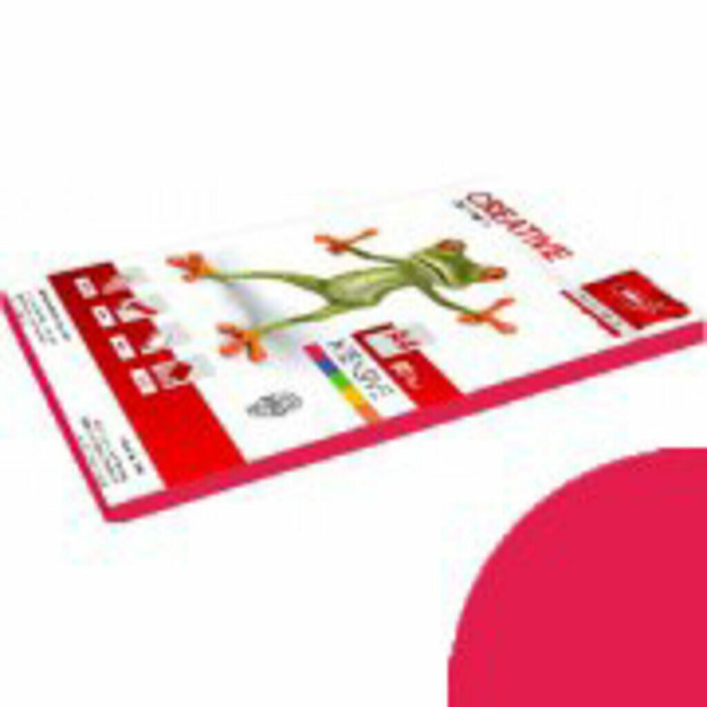 Бумага А4 цветная 100л интенсив, розовая