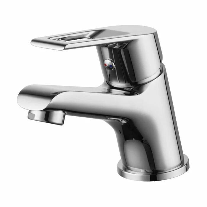 Смеситель для умывальника Milardo AMUR AMUSB00M01, латунь, хром