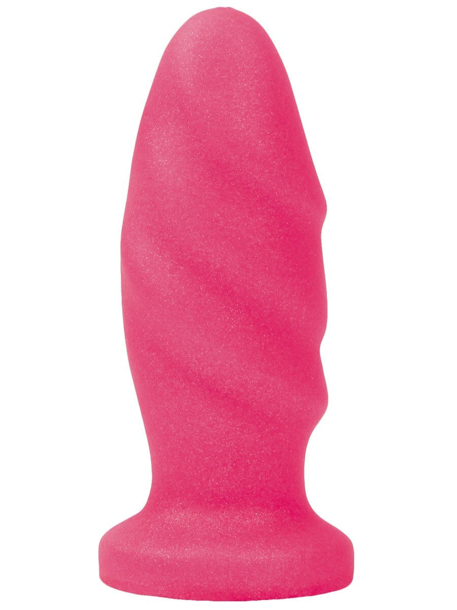 Анальная пробка, розовая, гелевая 13см