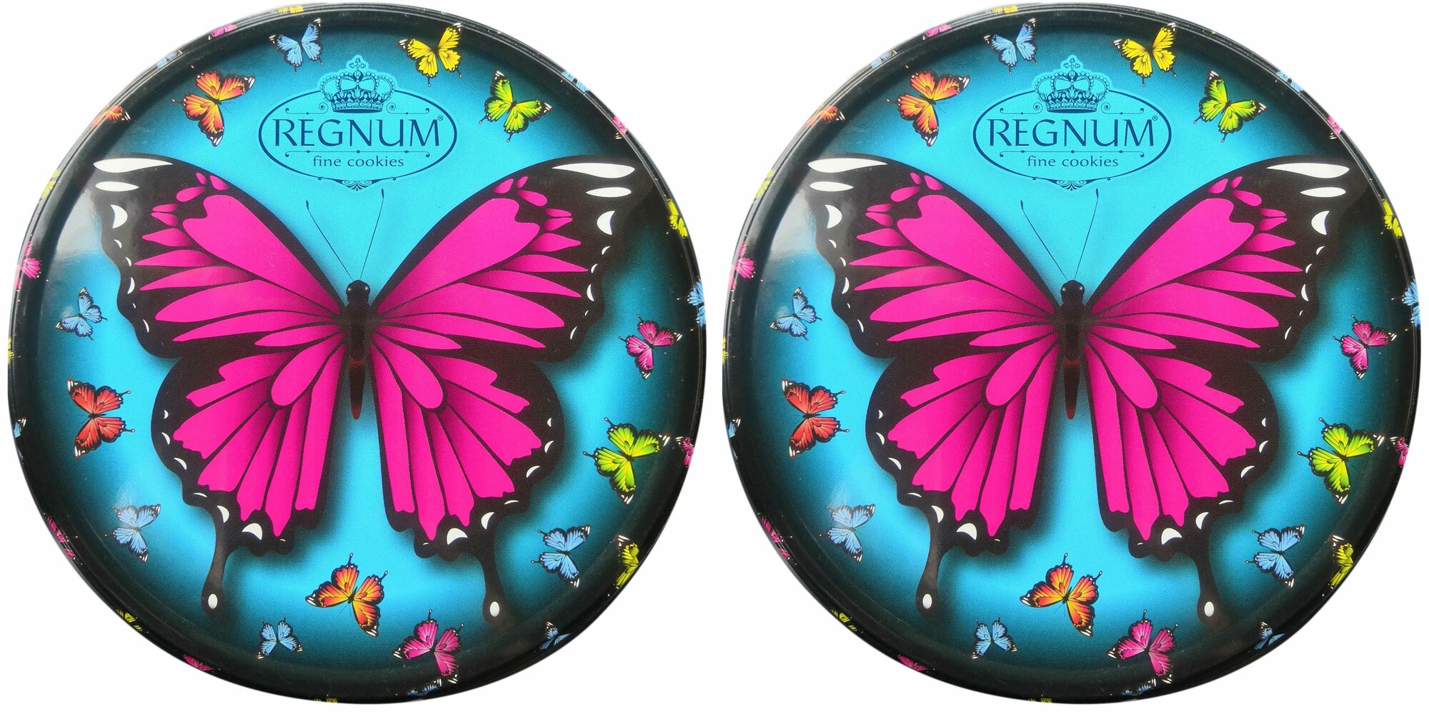Сладкая Сказка Печенье сдобное , regnum, бабочки, в сахарной обсыпке, 150 гр, 2 уп.
