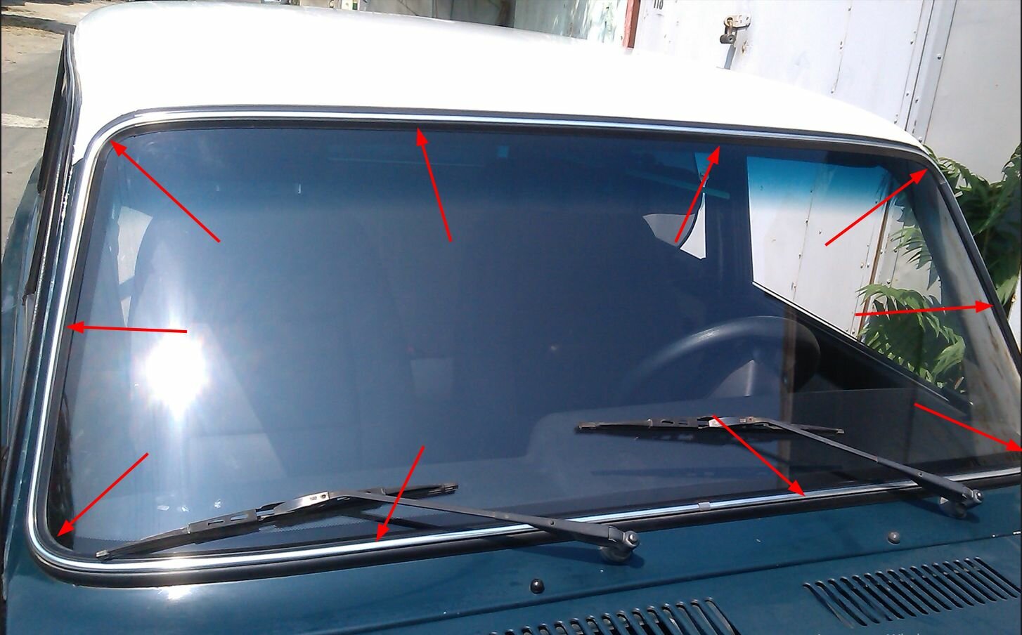 Уплотнитель ветрового (лобового) стекла ВАЗ 2101-2107 / БРТ