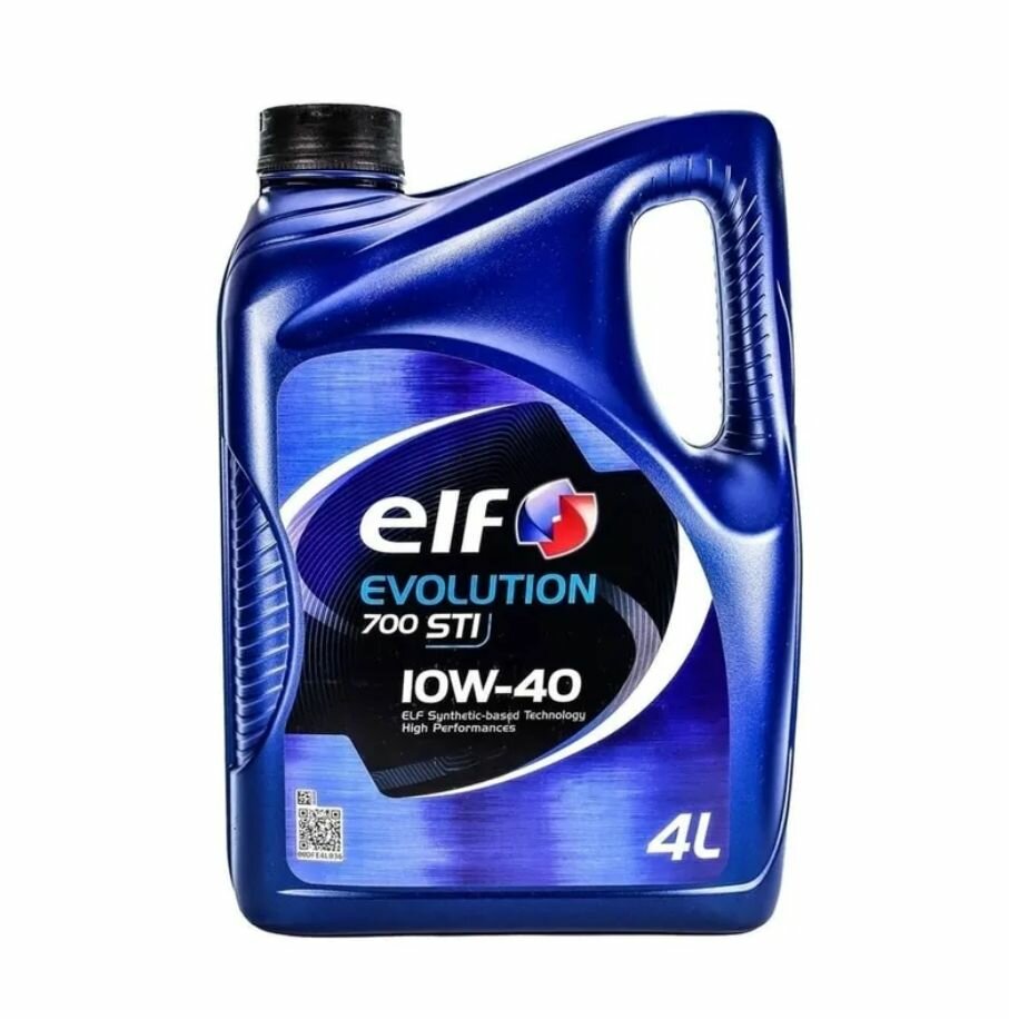 Масло моторное ELF EVOLUTION 700 STI 10W-40, синтетическое, 4л