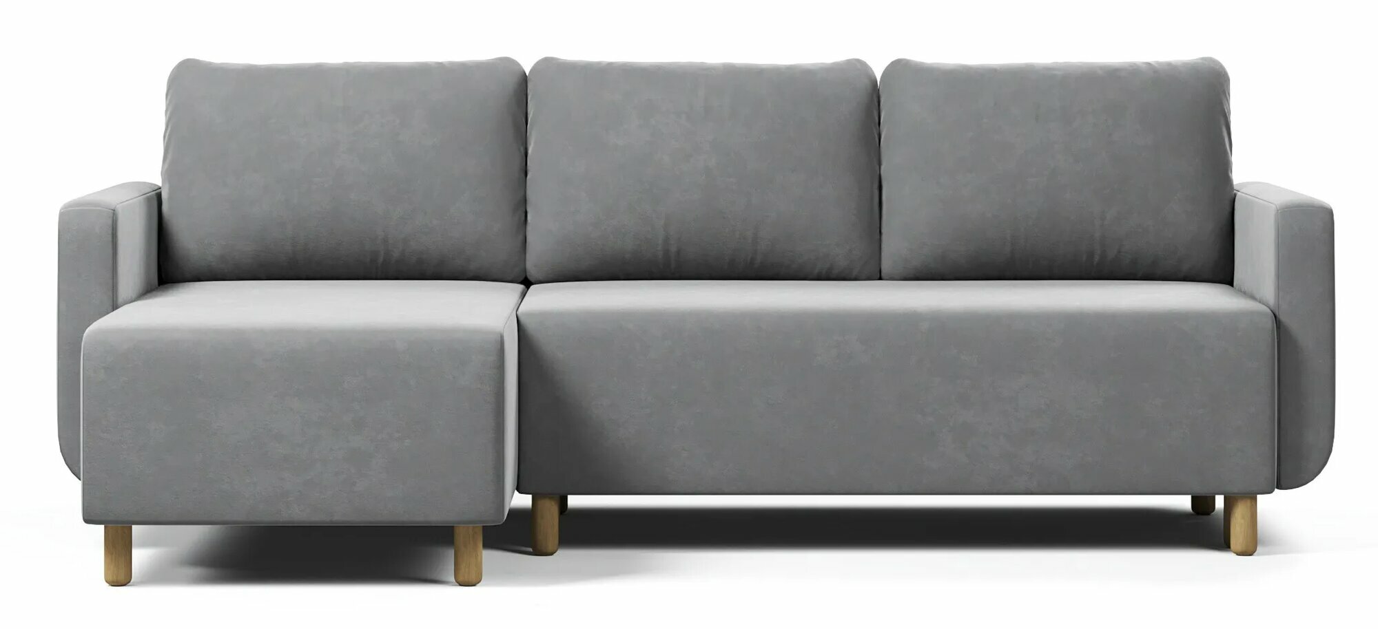 Угловой диван-кровать Беллер, 220х138х90 см, механизм Еврокнижка, диван раскладной большой, с ящиком для белья