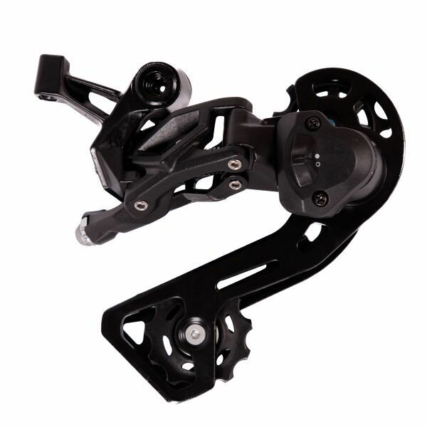 Переключатель задний Microshift XLE RD-M665M, 11 ск, Clutch, средняя лапка, алюминий, черный