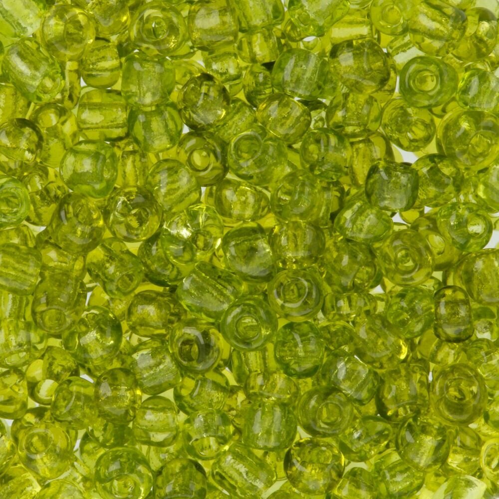 Бисер "Zlatka" GR 08/0 (0001-0021A) 10 шт 10 г №0004 салатовый