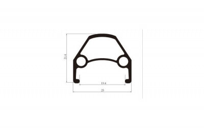 Колесо заднее 27.5" TRIX, диск, гайки, 8-10 ск.