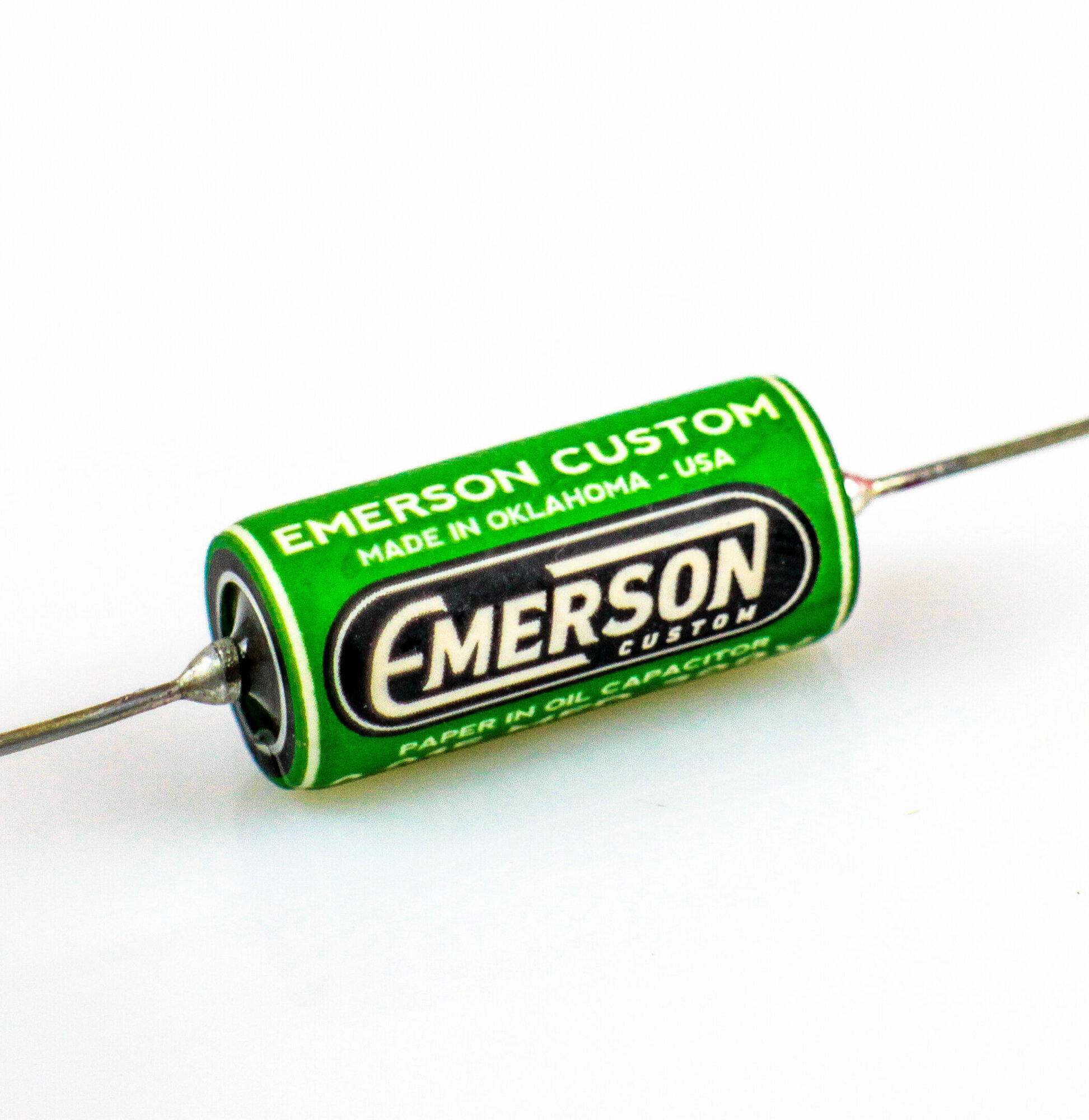 Конденсатор Emerson Paper in Oil Tone Capacitor (Green and Cream Graphics) 0.015uf. 300v