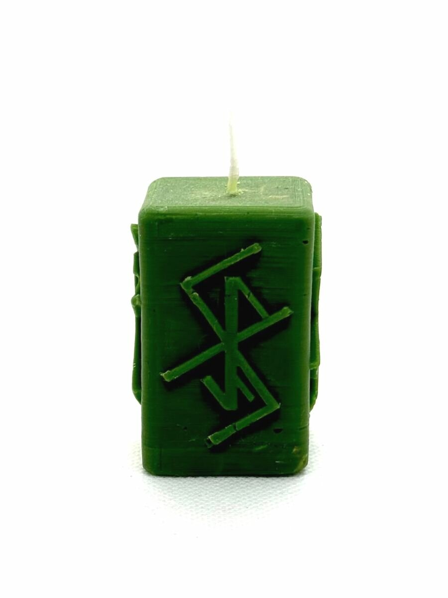 Магическая руническая свеча "Удача". Вербица