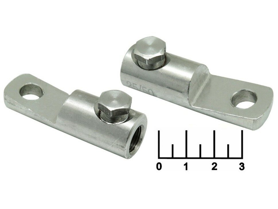 Клемма кольцевая 25/50 1НБ алюминий + 1 болт (наконечник болтовой)